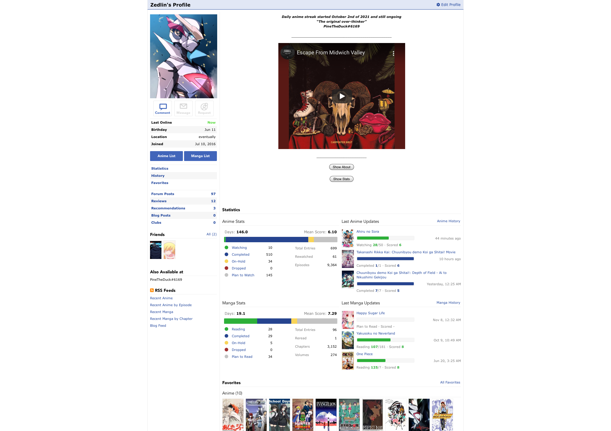 Zedlin's Profile - MyAnimeList.net