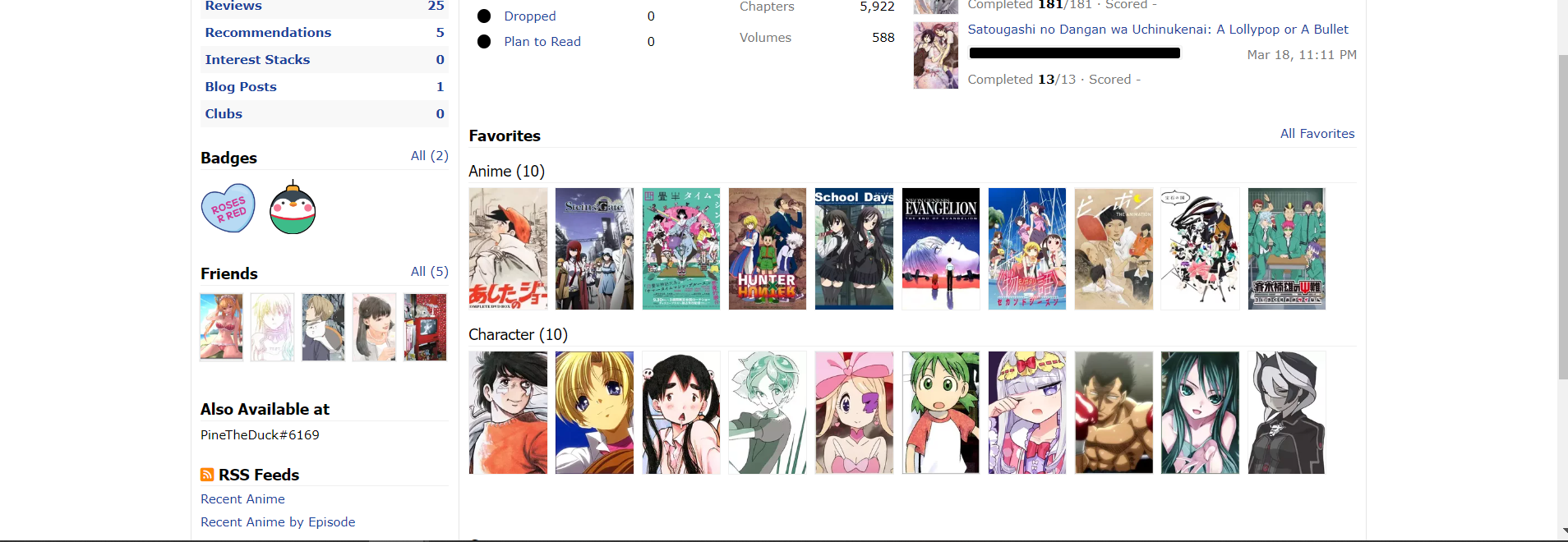 Zedlin's Profile - MyAnimeList.net