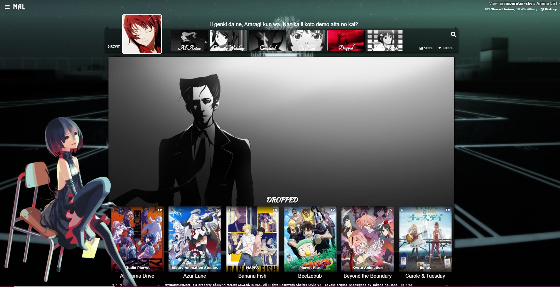 🏆 2021 List Design Winners and Gallery 🏆 - Forums - MyAnimeList.net