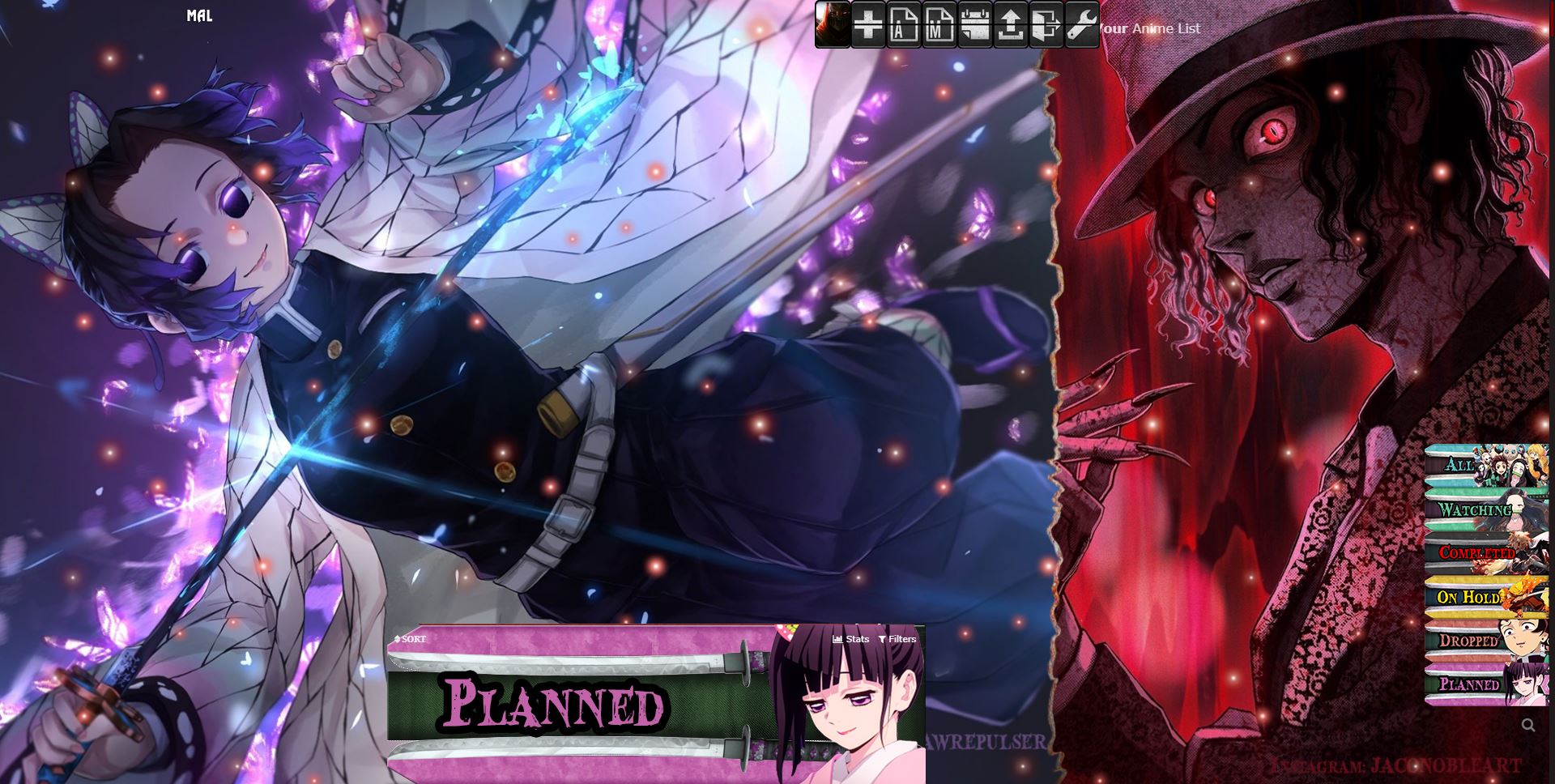 DemonSlayer Layout [Modern] - Forums - MyAnimeList.net