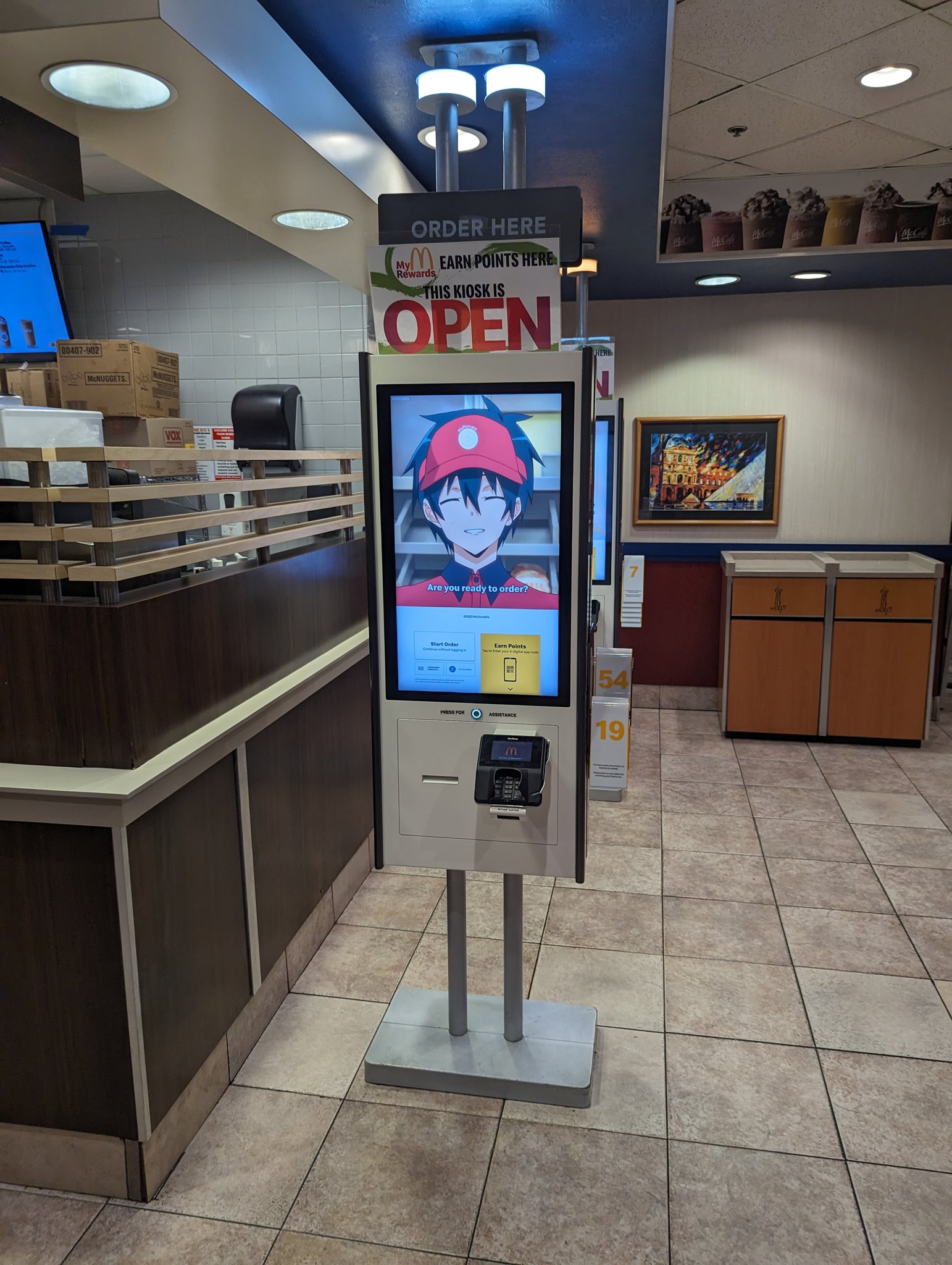 Am I the only one who is seeing "The devil is a part timer" signboards ...
