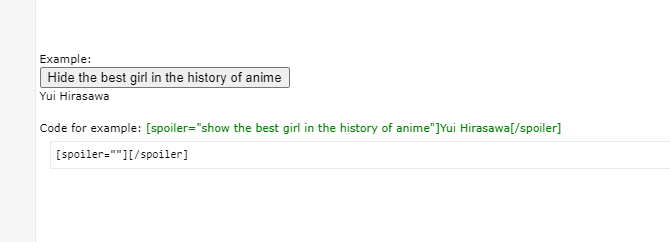 [BBCODE + VIDEO GUIDE] ⭐️ Full list of BBcodes and BBcode setups on MAL ...