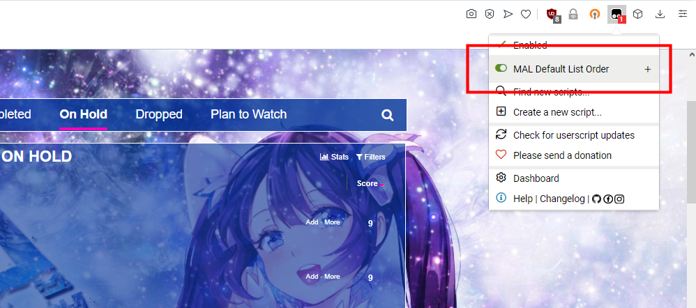 [SCRIPT] BBcode helper menu - Forums - MyAnimeList.net