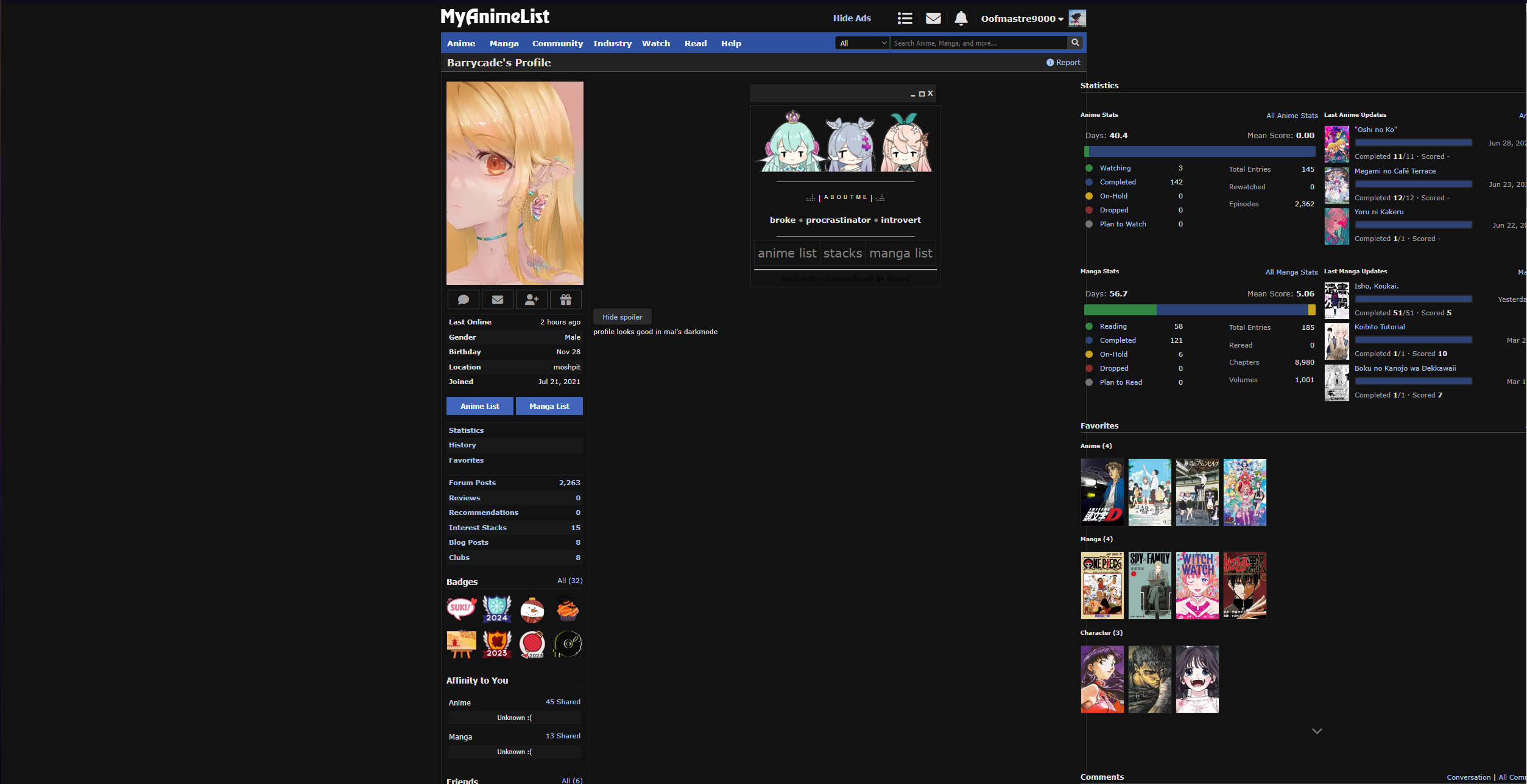 Barrycade's Profile - MyAnimeList.net