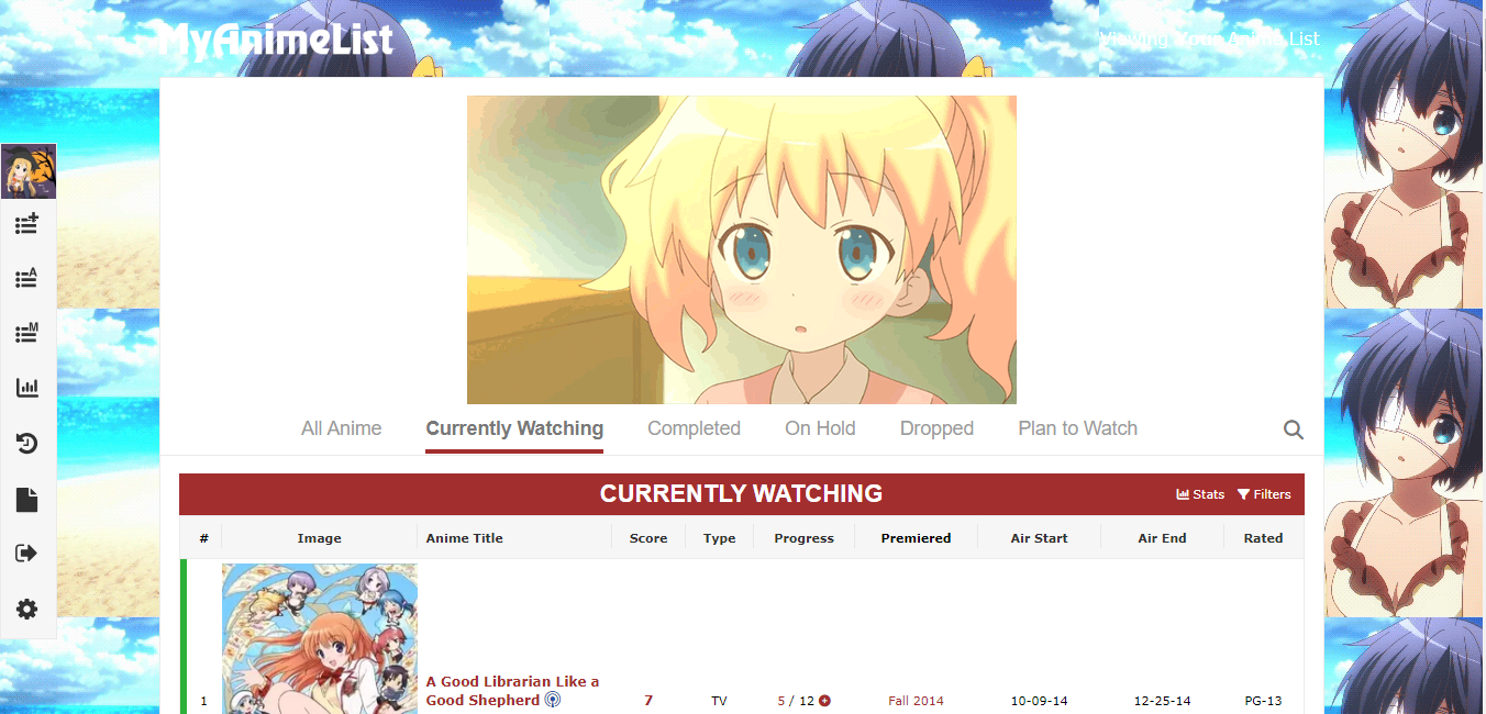 GIFs don't animate on Anime List & Manga List - Forums - MyAnimeList.net