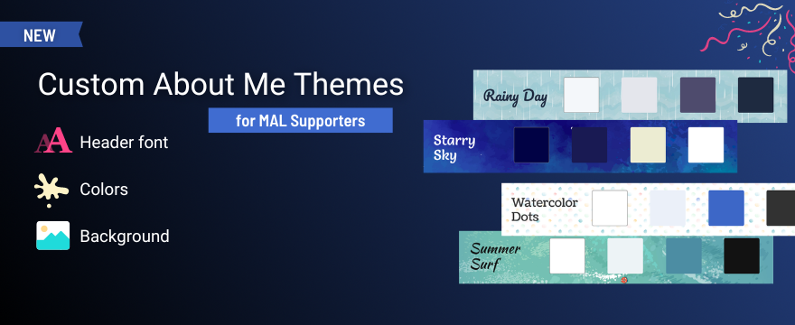 Custom About Me Design Themes - Forums - MyAnimeList.net