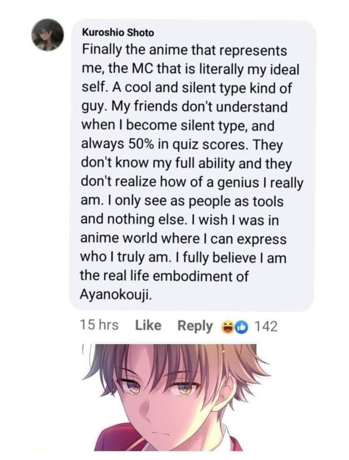 Who are the "literally me" characters in anime and manga? - Forums ...