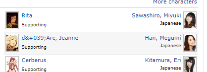 [Reported] Apostrophe/umlauts not displayed properly in character ...