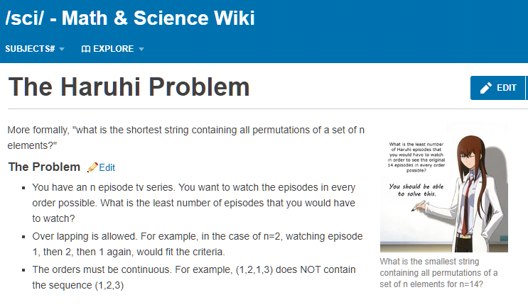 Anon user on an anime/4chan wiki solves a complex math problem and no ...