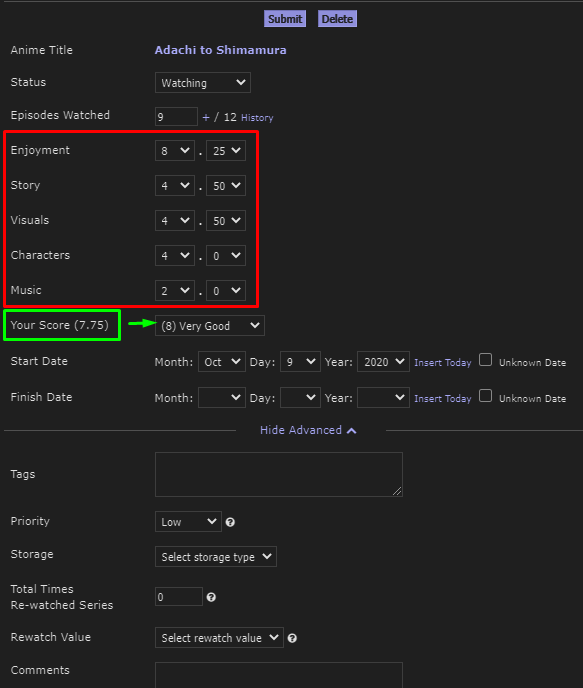 How do you rate animes - Forums - MyAnimeList.net