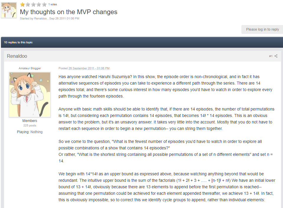 Anon user on an anime/4chan wiki solves a complex math problem and no ...