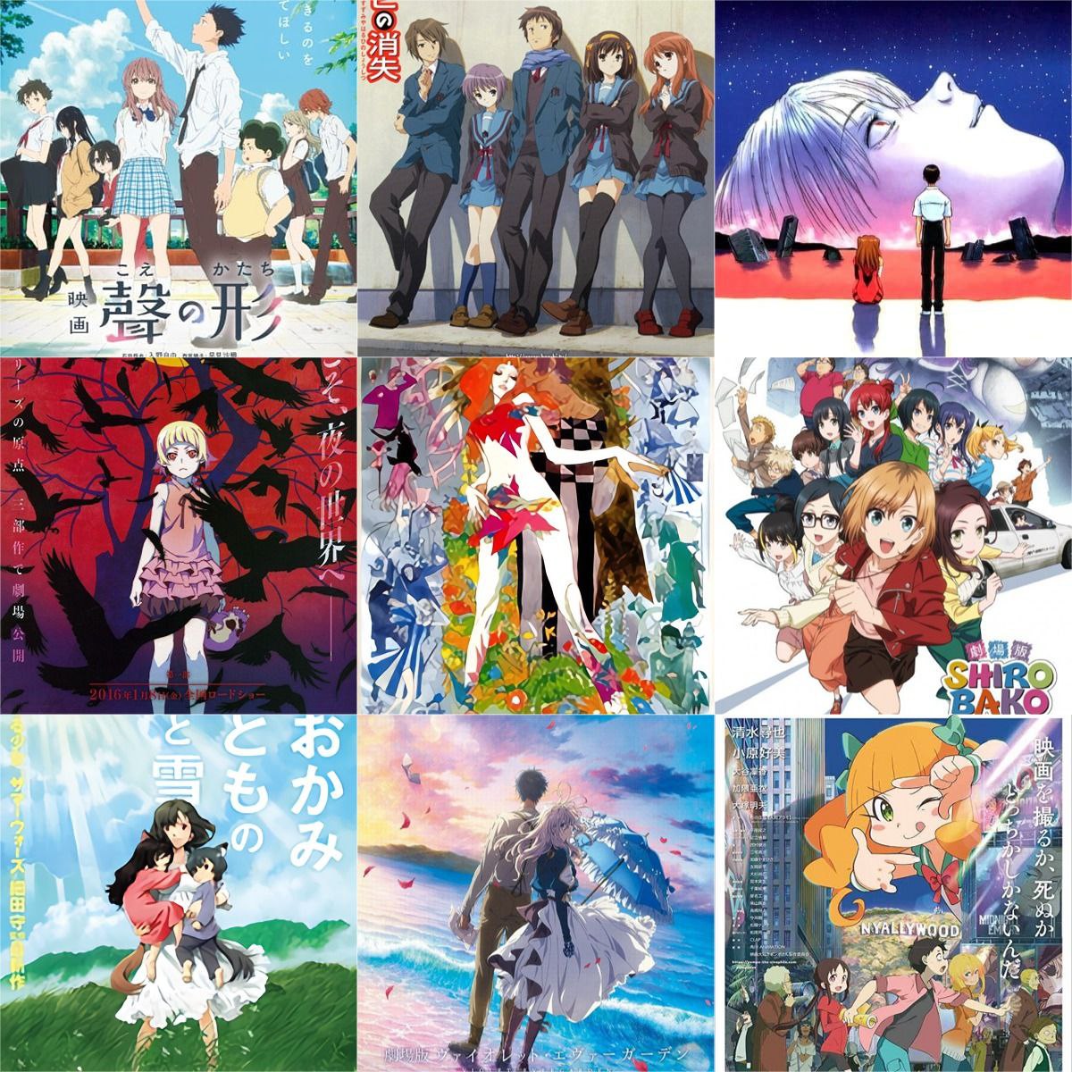 Your ani movies 3x3 - Forums - MyAnimeList.net