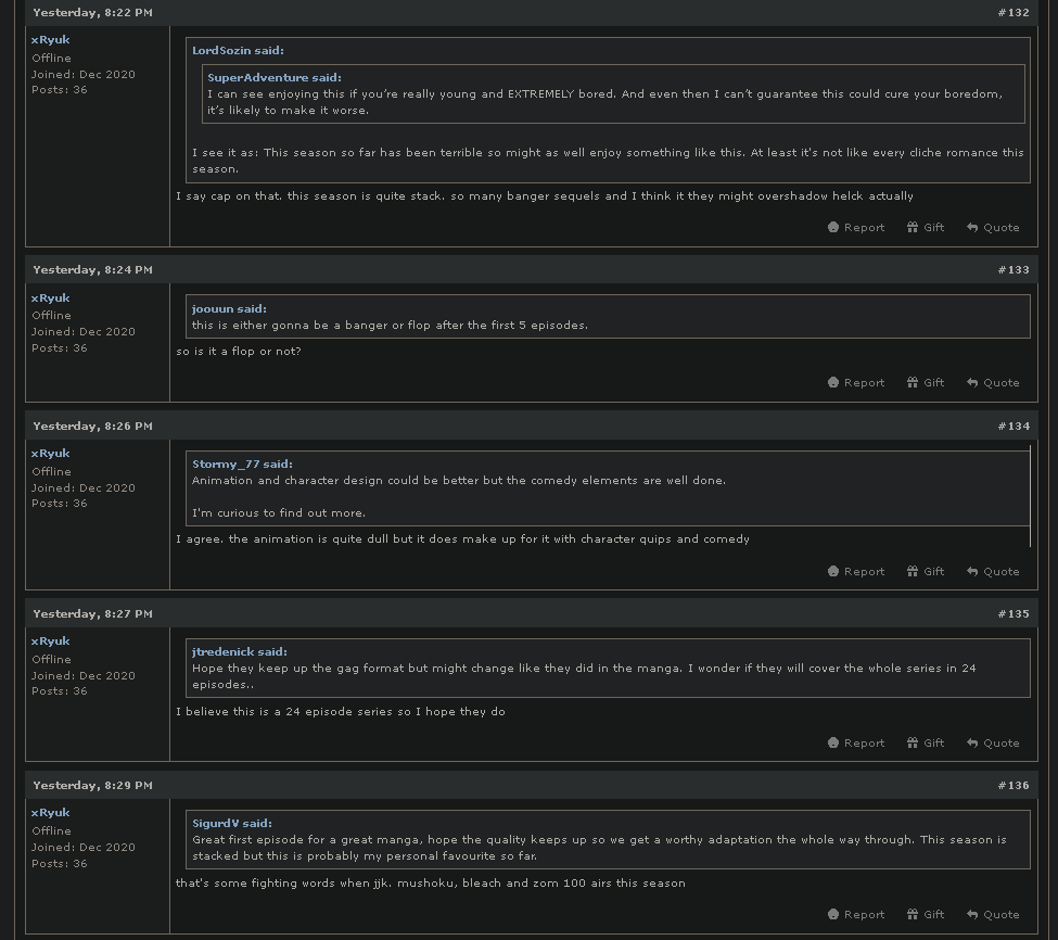 Ideas for solving the discussion points problem - Forums - MyAnimeList.net
