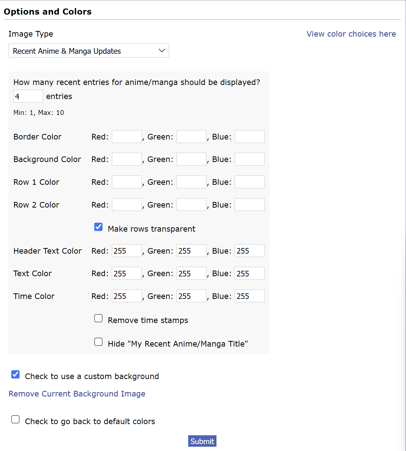 MAL List Signature only shows a black box - Forums - MyAnimeList.net