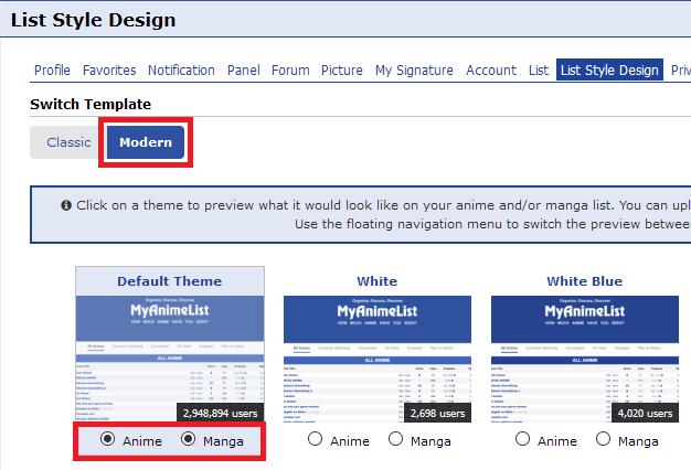 [CSS][Modern] ⭐️ 'Mirai Remix' List Style by Lulech23 (Cards, Acrylic ...