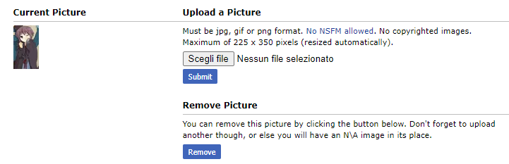 Why is my pfp getting smaller? - Forums - MyAnimeList.net
