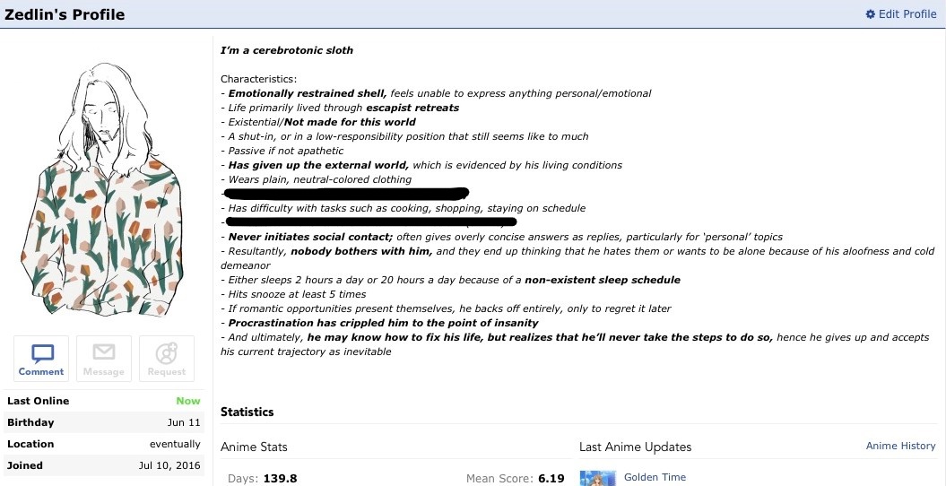 Zedlin's Profile - MyAnimeList.net