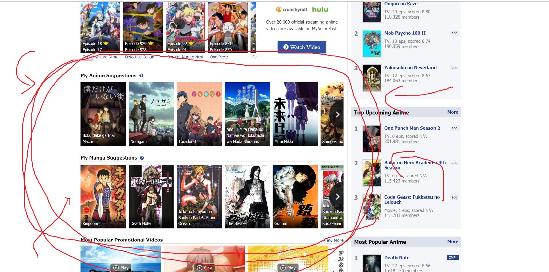 Recommendations based on list and ratings … - Forums - MyAnimeList.net