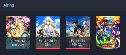 add a countdown timer for the broadcast date and time of airing anime ...