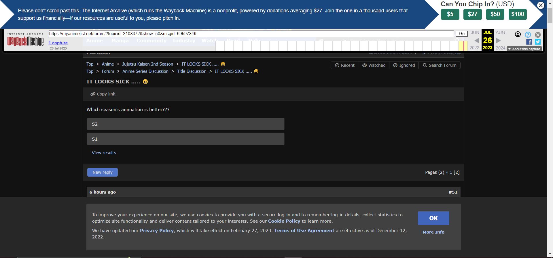 Allow users and mods to see the original poll, before it gets edited ...