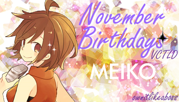 [CLOSED] November Birthdays - Forums - MyAnimeList.net