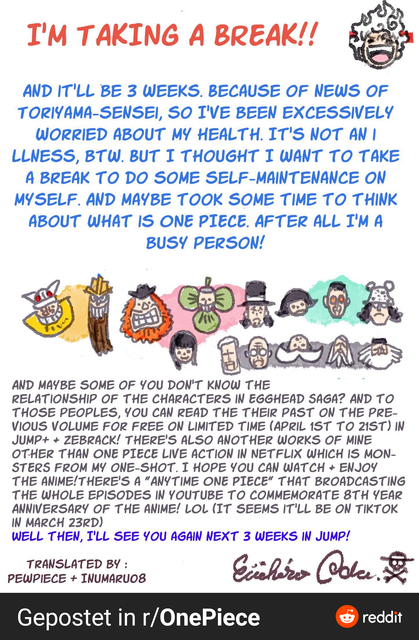 One Piece Chapter 1111 Discussion - Forums - MyAnimeList.net