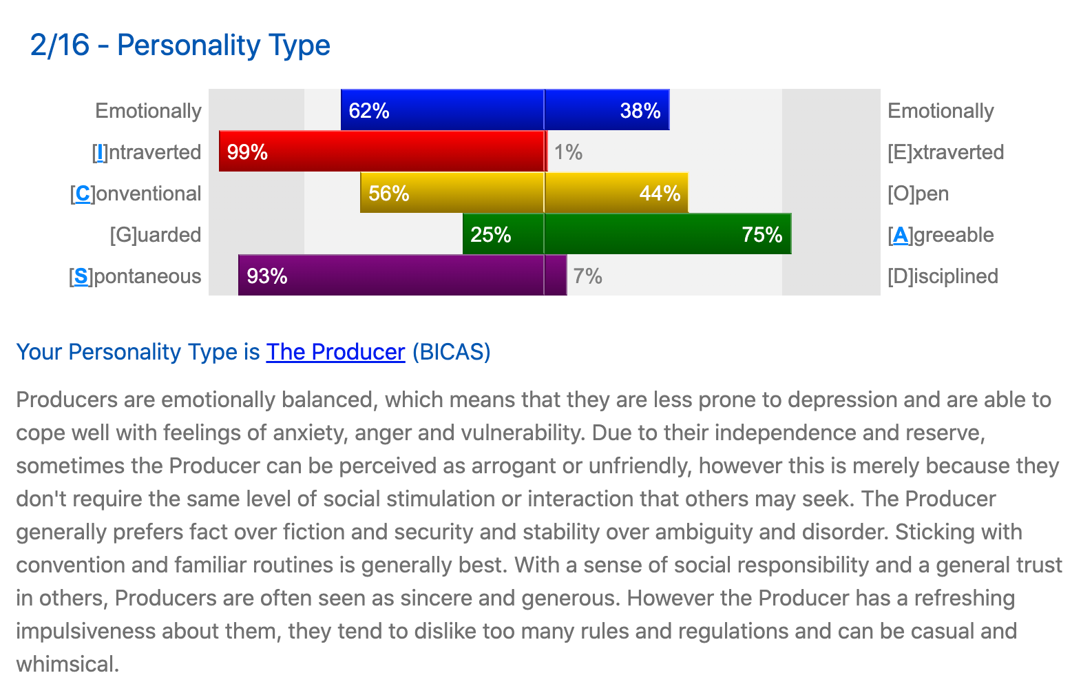 🍷 What is My Personality? (Test) - Forums - MyAnimeList.net