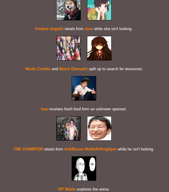 The Fifth Annual Weeaboo Games: WAIFU EDITION - Forums - MyAnimeList.net