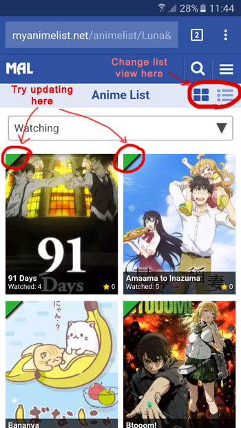 [Reported] Can't edit my list anymore (mobile browser) - Forums ...