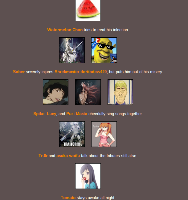 The Sixth Annual Weeaboo Games - Forums - MyAnimeList.net