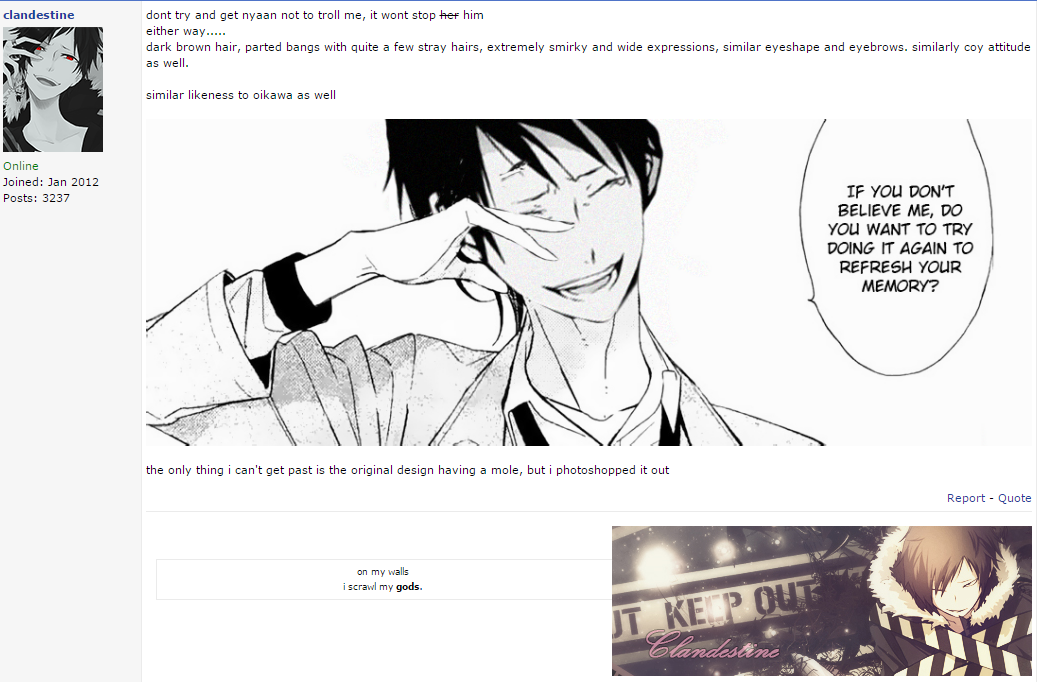 Say something random to the user above you. (2800 - ) - Forums ...