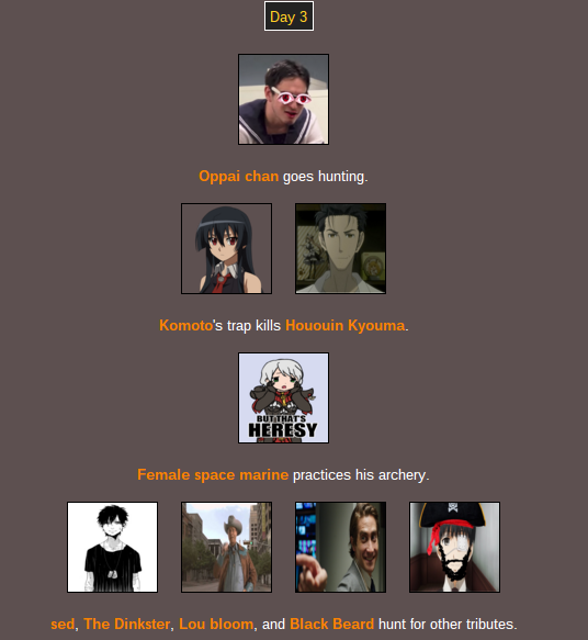 The Eighth Annual Weeaboo Games - Forums - MyAnimeList.net