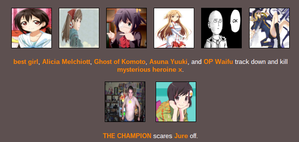 The Fifth Annual Weeaboo Games: WAIFU EDITION - Forums - MyAnimeList.net