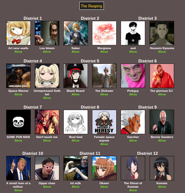 The Eighth Annual Weeaboo Games - Forums - MyAnimeList.net