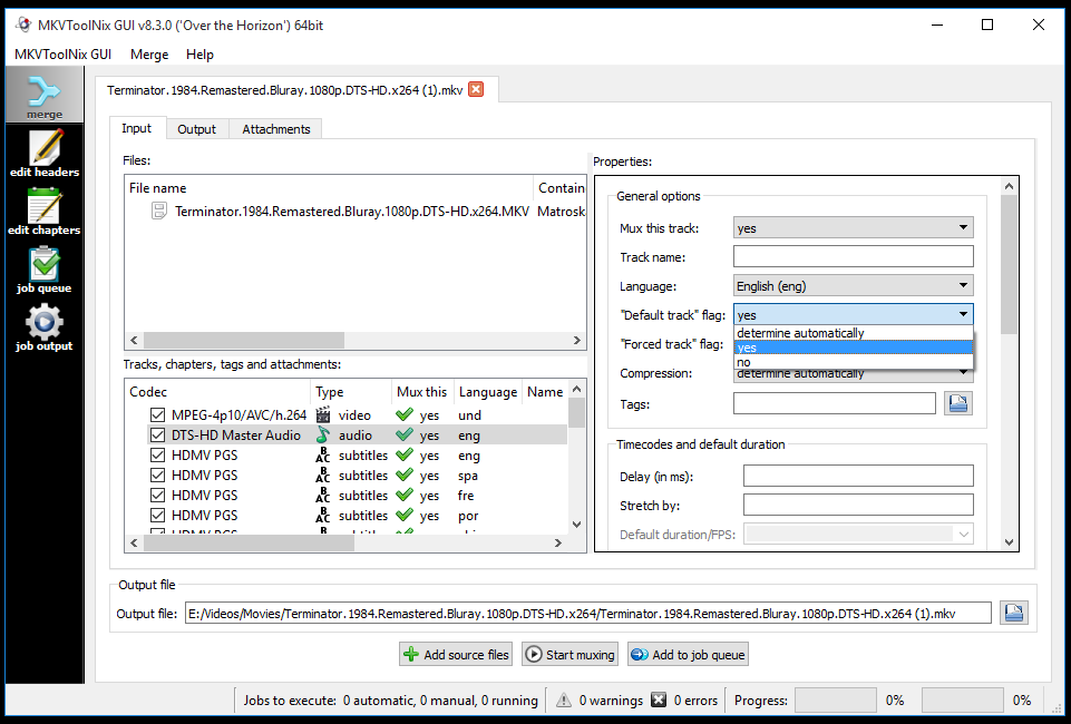 Changing default Audio and Subtitles in MKV files. - Forums ...