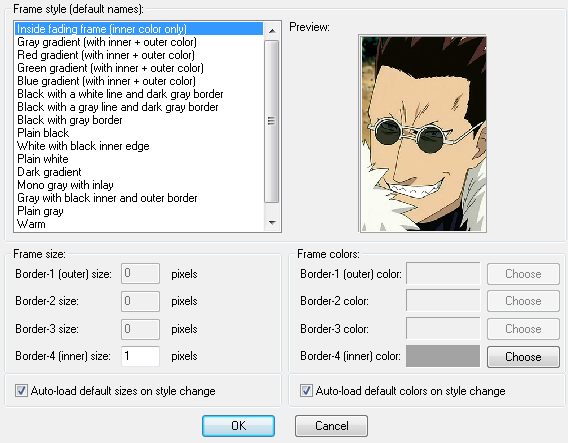 Adding "MAL borders" to pictures very fast and easy with IrfanView ...