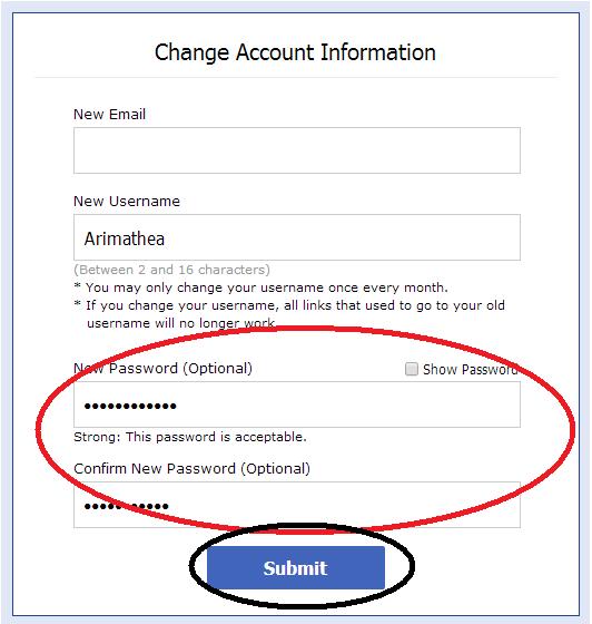 Can't change password - Forums - MyAnimeList.net