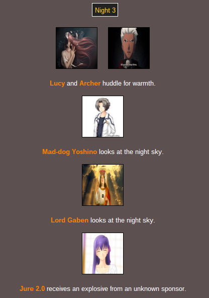 The Third Annual Weeb Games: Holy Grail War (Unlimited Waifu Works) (50 ...