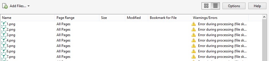 Adobe Acrobat - Error During Processing Images (File Skipped) - Forums ...