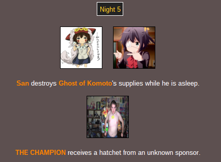 The Fifth Annual Weeaboo Games: WAIFU EDITION - Forums - MyAnimeList.net