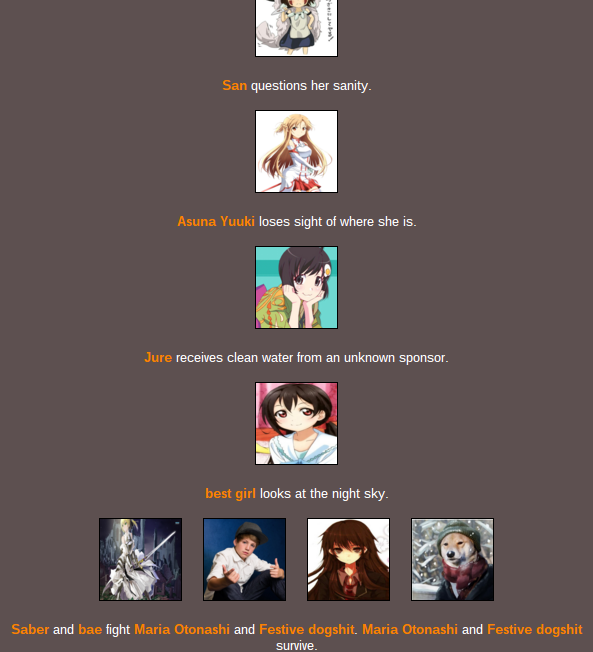 The Fifth Annual Weeaboo Games: WAIFU EDITION - Forums - MyAnimeList.net