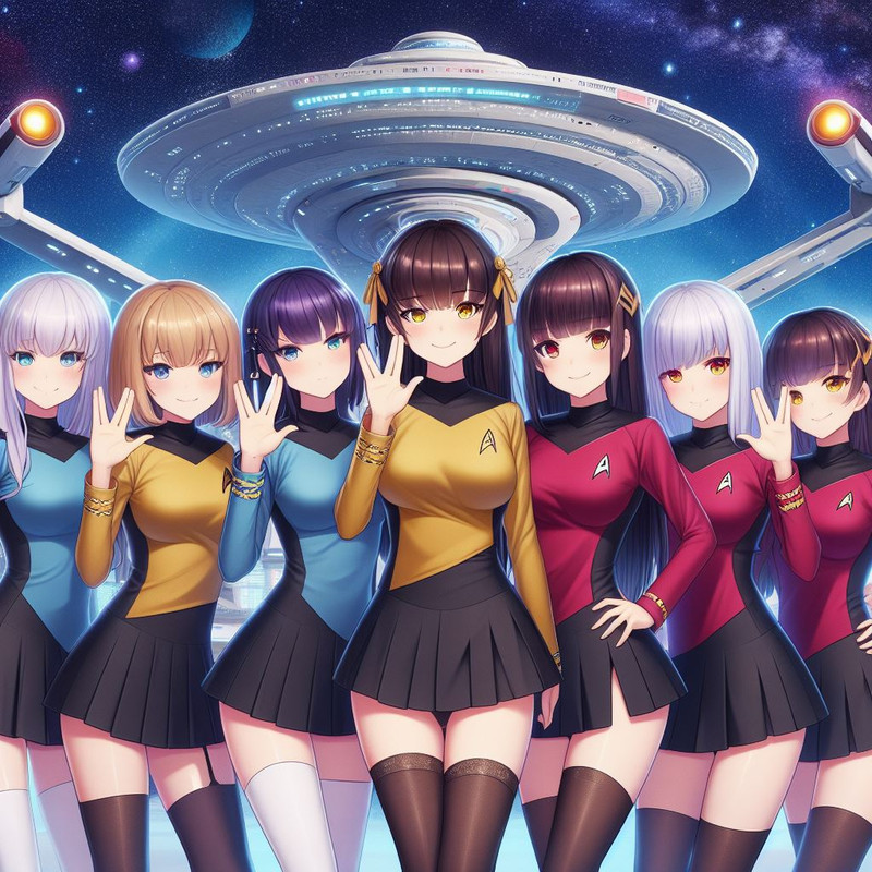 Mixing my love of Star Trek and anime with AI for my profile - Forums ...