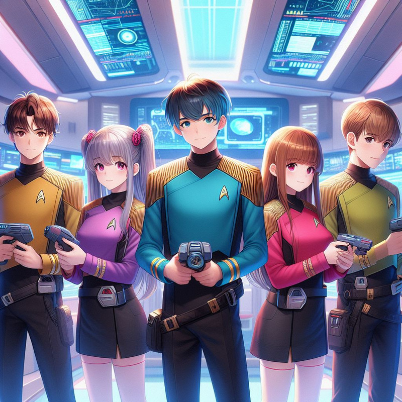 Mixing my love of Star Trek and anime with AI for my profile - Forums ...