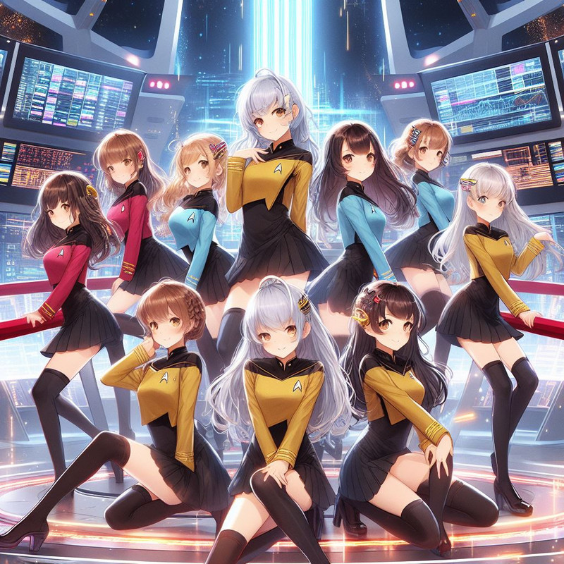 Mixing my love of Star Trek and anime with AI for my profile - Forums ...