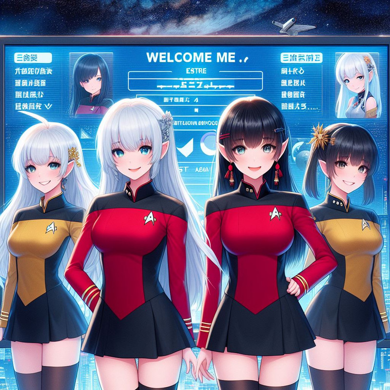 Mixing my love of Star Trek and anime with AI for my profile - Forums ...