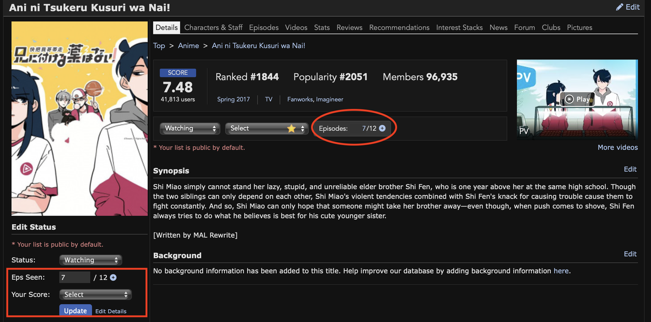 How do I track which episodes I've watched on MyAnimeList when I am ...