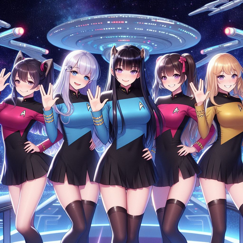 Mixing my love of Star Trek and anime with AI for my profile - Forums ...