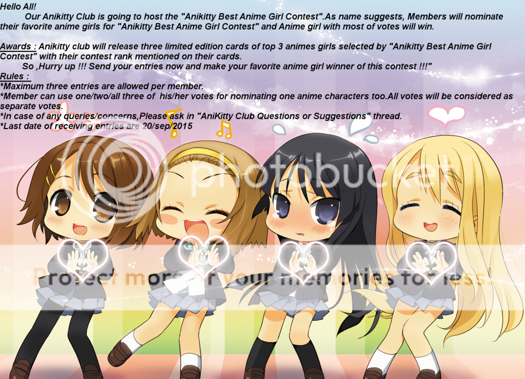 {competition}: Anikitty Best Anime Girl Contest !!! [CLOSED] - Forums ...