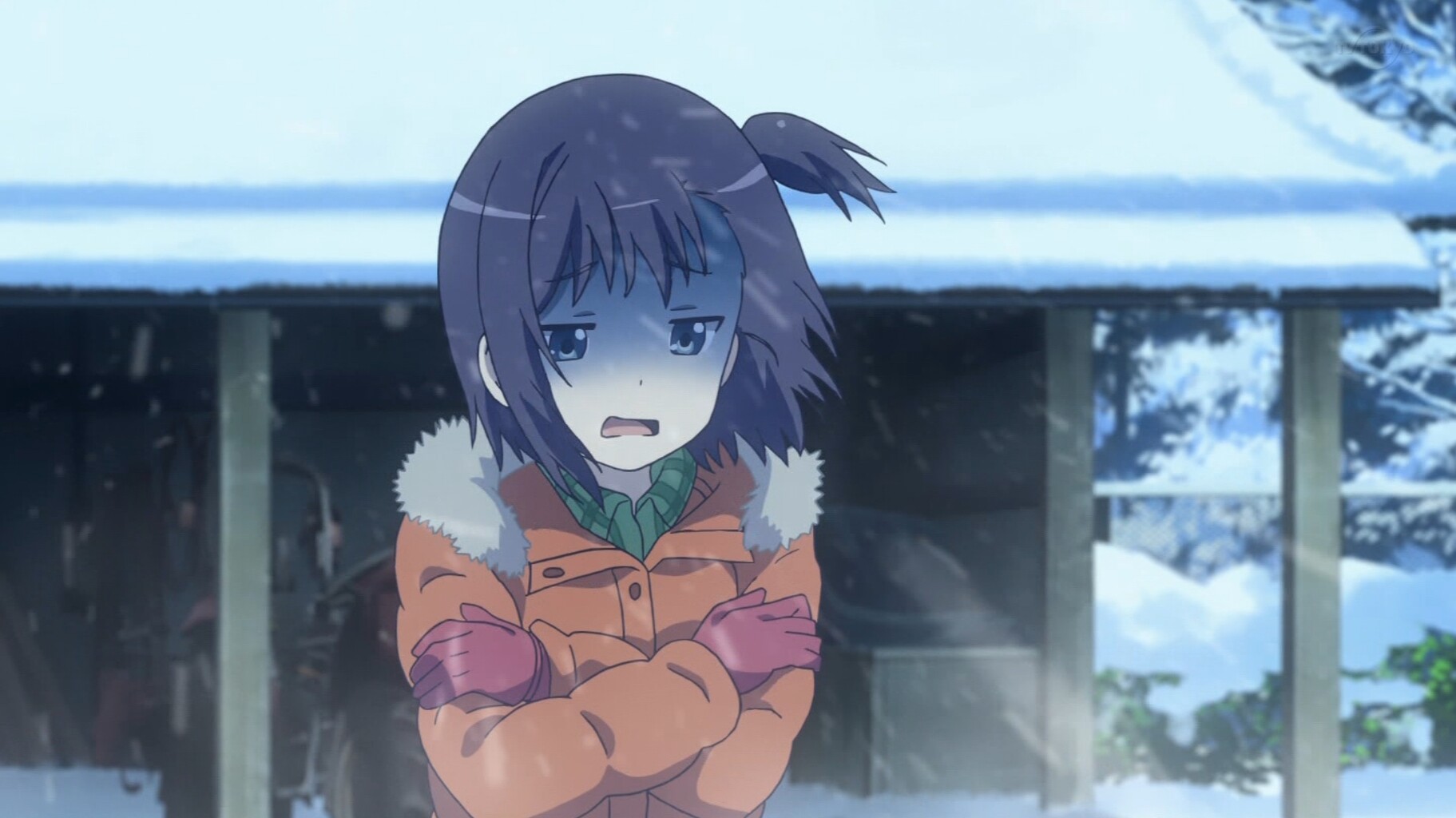 Anime Girls in Cold Shivering & Freezing & Feeling For Winter Clothes ...
