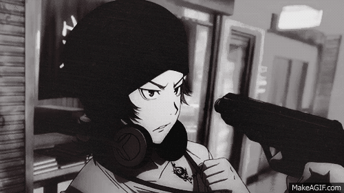 Anime Gun Fight Gif